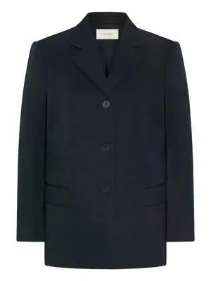 THE ROW Eudora Wool Blazer - Blue