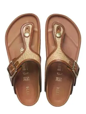 BIRKENSTOCK 1774 Gizeh Sandals - Brown