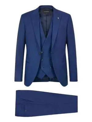 LUIGI BIANCHI MANTOVA Three-piece Suit - Blue