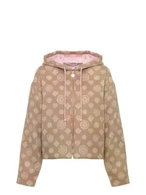 CASABLANCA Casablanca Monogram Pattern Wool Hoodie