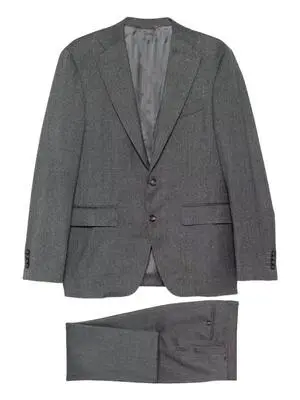 Canali Single-breasted Buttoned Suit - Grey