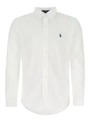 Polo Ralph Lauren Polo Pony Piqué Shirt - White