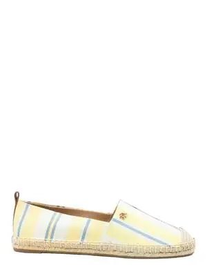 Ralph Lauren Cameryn Iii Striped Espadrilles - Yellow