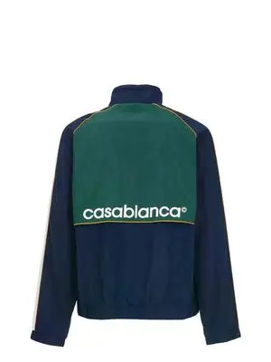 Casablanca Zip-fastening Logo-detail Jacket - Blue