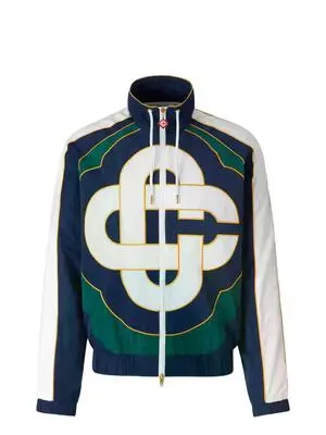 Casablanca Zip-fastening Logo-detail Jacket Blue