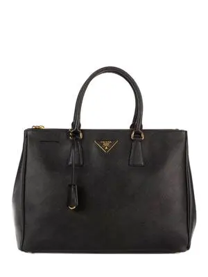 Prada Large Galleria Double-zip Tote Bag - Black