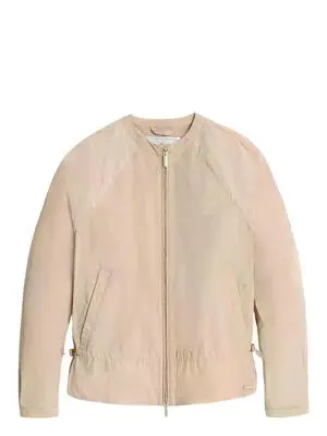 Woolrich Zip Bomber Jacket - Neutrals
