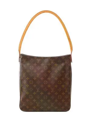 LOUIS VUITTON Monogram Canvas Looping Shoulder Bag - Brown