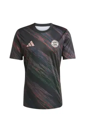 Adidas Fc Bayern 25/26 Graphic Print T-shirt - Black