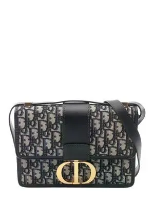 Dior 30 Montaigne Oblique Shoulder Bag - Blue