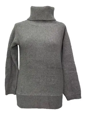 JOSEPH Knitted Roll-neck Sweater - Grey