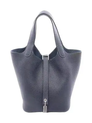 Hermès Hermès Picotin Lock PM Tote Bag Blue