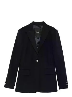 Pinko Single-breasted Jacket - Blue