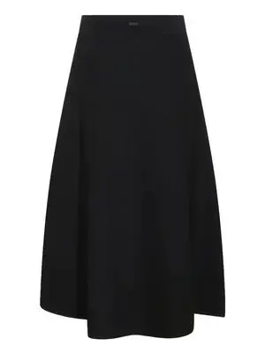 Max Mara A-line Midi Skirt - Black