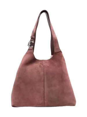 COCCINELLE Suede Shoulder Bag - Red