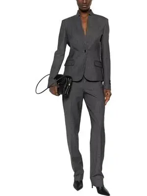 Pinko Tailored Wool-blend Jacket - Grey