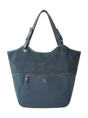 OSPREY Luxe Woodstock Panelled Tote Bag - Blue