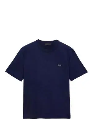 Prada Cotton Crew-neck Sweater - Blue