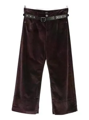Pinko Corduroy Wide-leg Trousers - Red