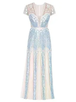 TEMPERLEY LONDON Cabira Gown - Blue