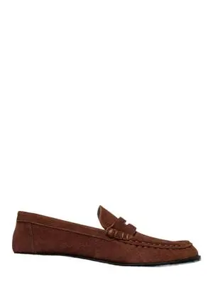 Bernardo Tilda Suede Loafers - Brown