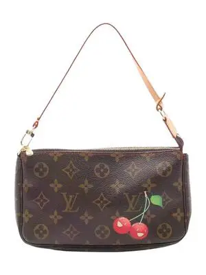 LOUIS VUITTON Monogram Cerises Shoulder Bag - Brown