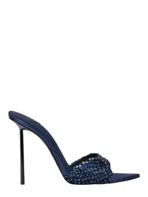 LE SILLA Gilda Crystal-embellished Sandals - Blue