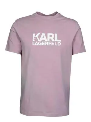 Karl Lagerfeld Logo-print T-shirt - Pink