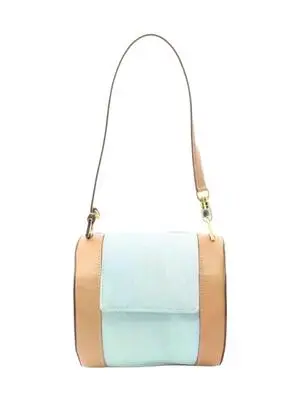 BVLGARI 2000s B-zero1 Logomania Handbag - Blue