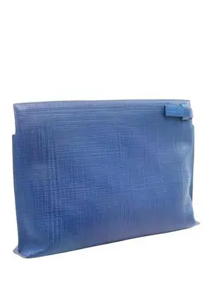 Loewe 2000s Anagram T Pouch Clutch Bag - Blue
