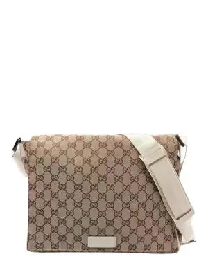 Gucci 2000s Gg Canvas Cross Body Bag - Neutrals