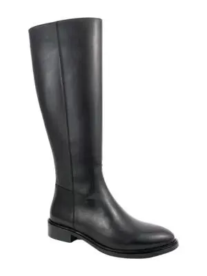 SERGIO MORETTI FIRENZE Knee-high Leather Boots - Black