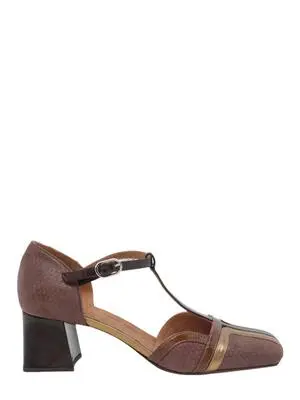 Chie Mihara Volai Squared-toe Pumps - Brown