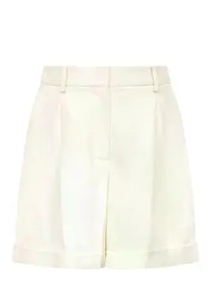 TWP Pleated Turn-Up Shorts