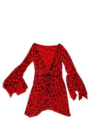 TOM FORD Leopard-print Backless Mini Dress