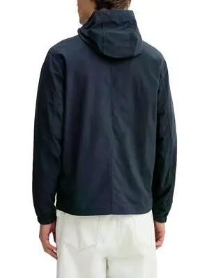Marc O'polo Hooded Logo-print Jacket - Blue