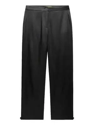 Shanghai Tang Satin-finish Trousers - Black