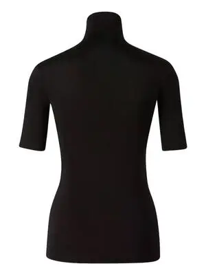 Off-White High-neck Logo T-shirt - Black