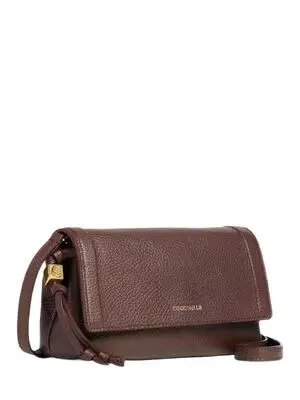 COCCINELLE Thess Grainy-leather Shoulder Bag - Red