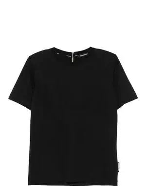 MARCO BOLOGNA Marco Bologna Black Cotton Zip-Fastening T-Shirt