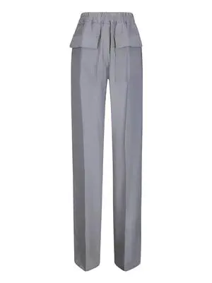 Rick Owens Dietrich Drawstring Trousers - Grey