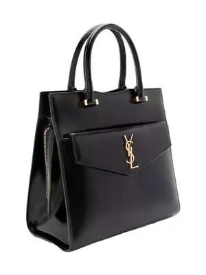 Saint Laurent 2019 Monogram Uptown Tote Bag - Black