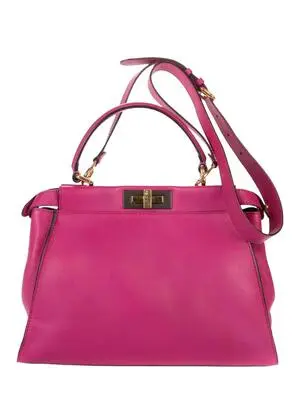 Fendi Medium Peekaboo Tote Bag - Pink