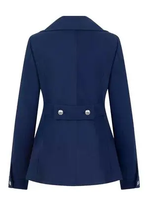 Alberta Ferretti Double-breasted Lapel-collar Jacket - Blue