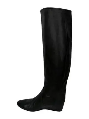 LANVIN Wedge Knee-high Boots - Black