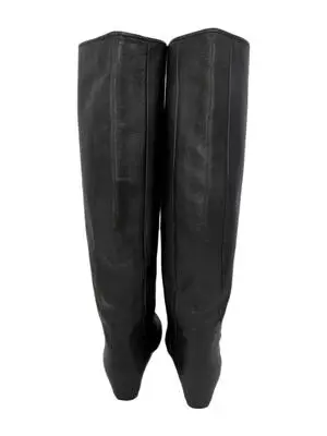 LANVIN Wedge Knee-high Boots - Black