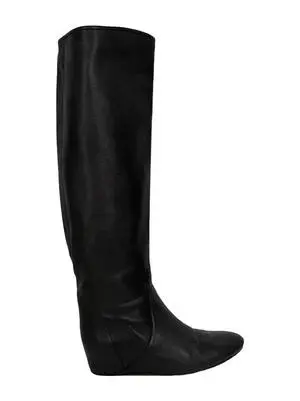 LANVIN Wedge Knee-high Boots - Black