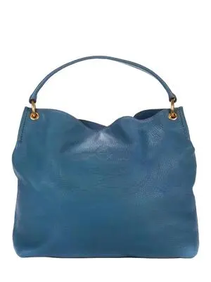 Prada Large Vitello Daino Tote Bag - Blue