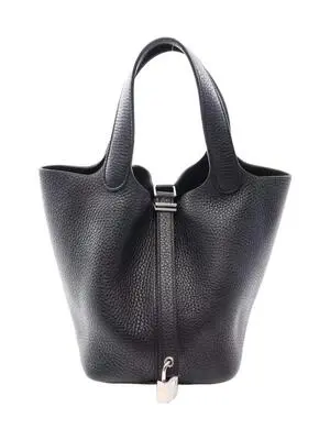 Hermès Pm Picotin Lock Handbag - Black