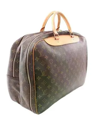 LOUIS VUITTON 2002 Alizé 24h Monogram Tote Bag - Brown